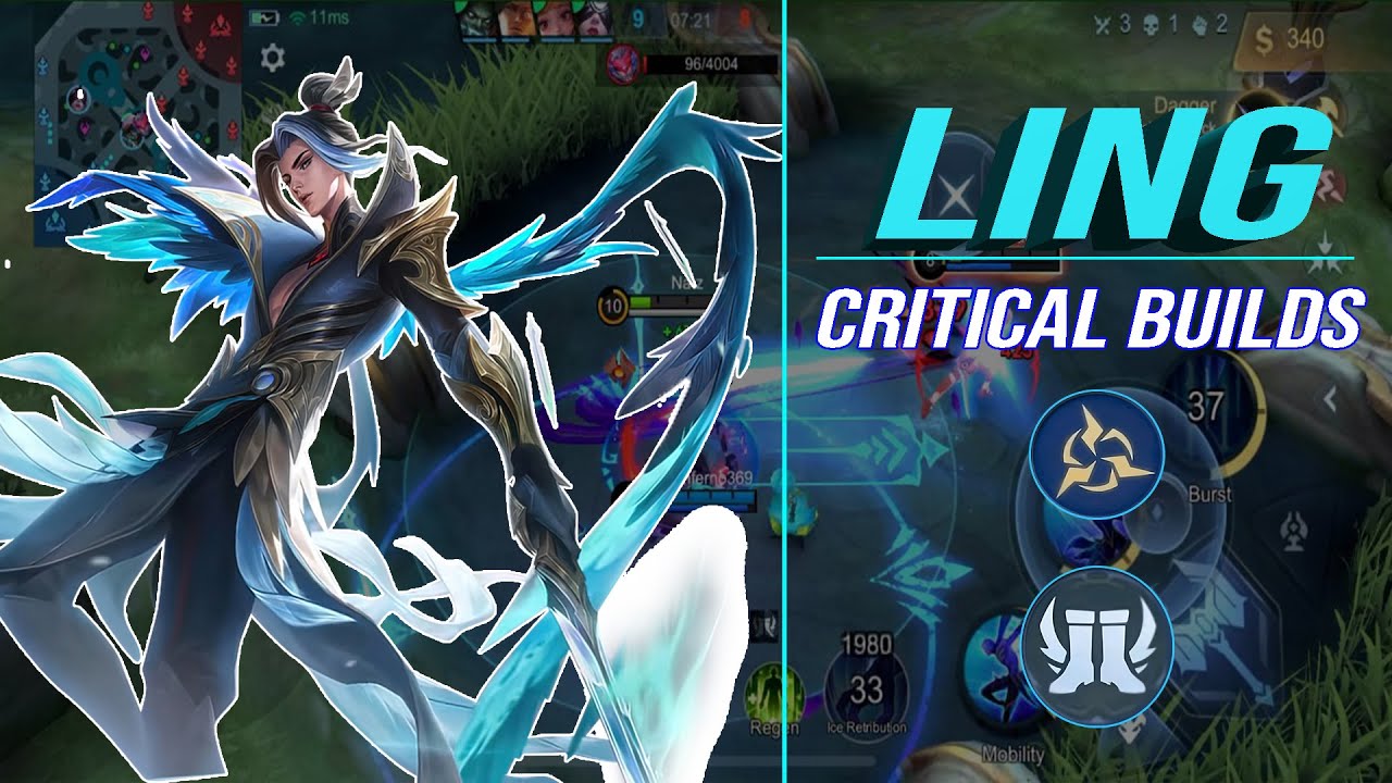 LING GAMEPLAY ! CRITICAL BUILDS ! 10 MENIT END GAME ! 5 MAN PARTIES ...