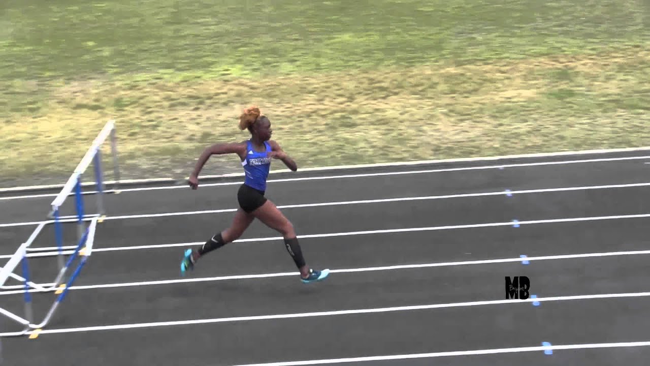 2015 Chandra Cheeseborough Track Meet 100 Meter Hurdles Finals Girls ...