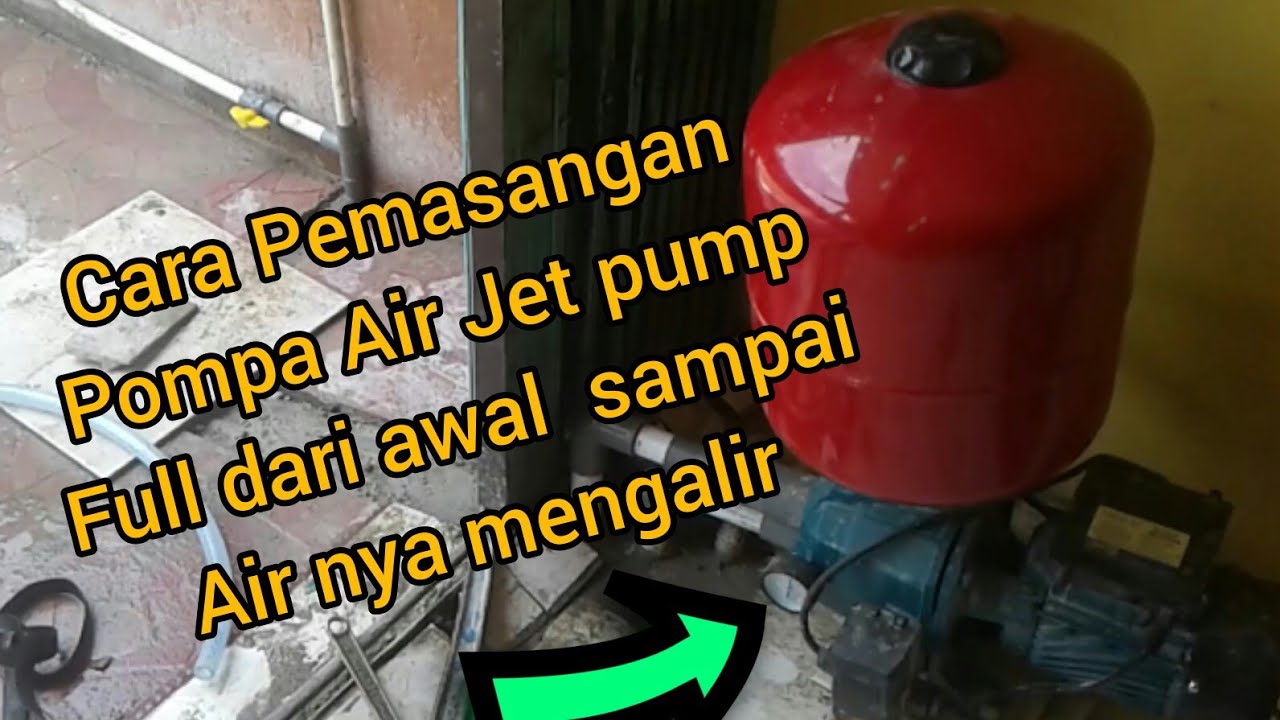 unboxing pompa air jet pump merek san-e - YouTube