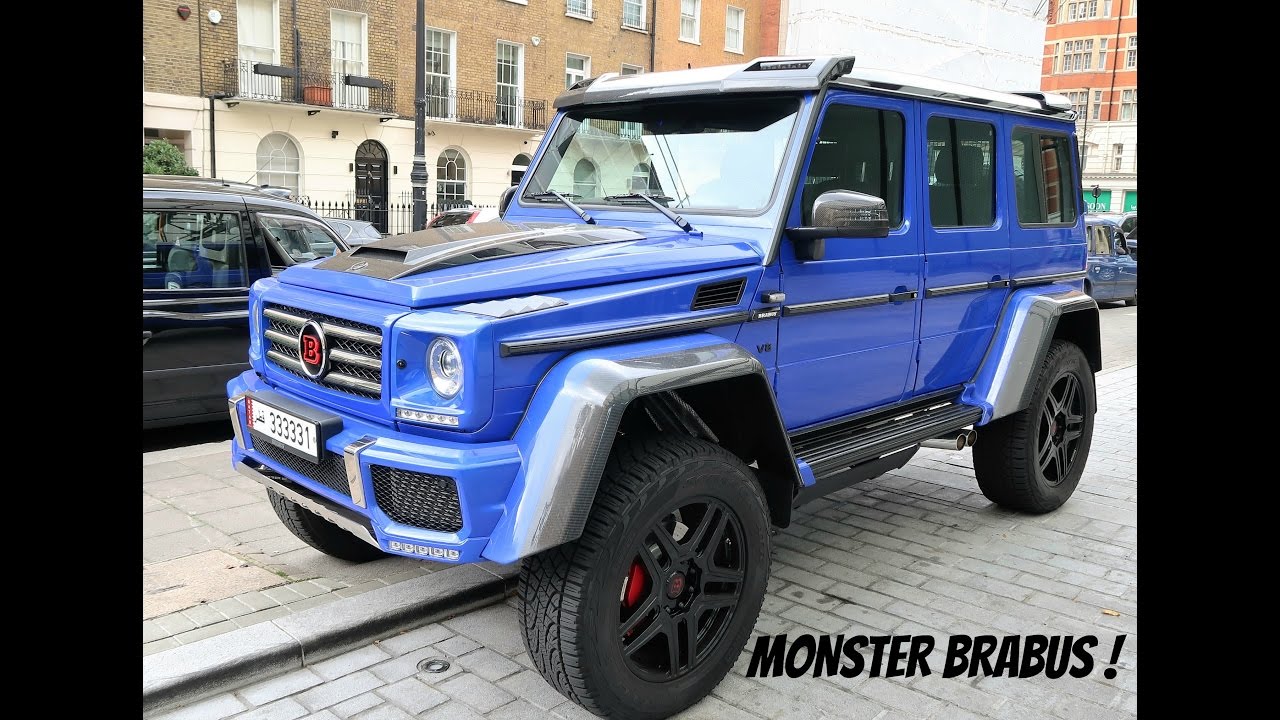 BEAST: Mercedes Brabus G500 4x4 ! - YouTube