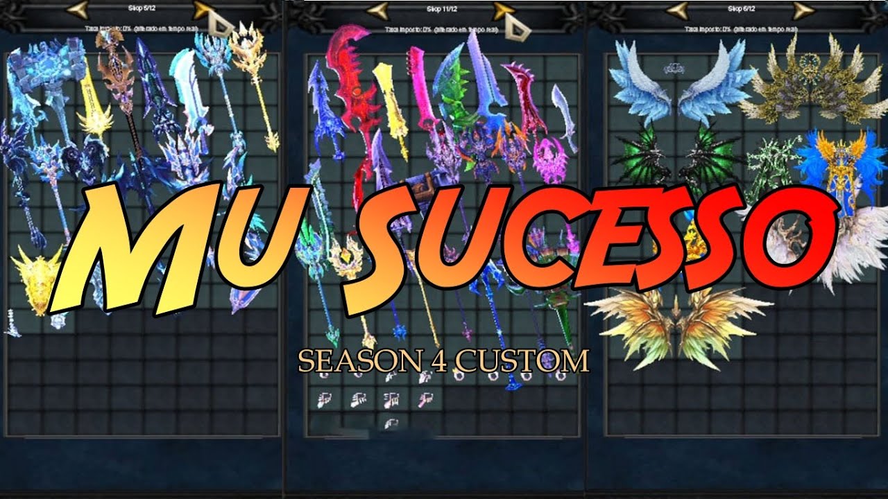 Mu Sucesso Season 4 Custom ( Fast Server ) | Mu Online PC - YouTube