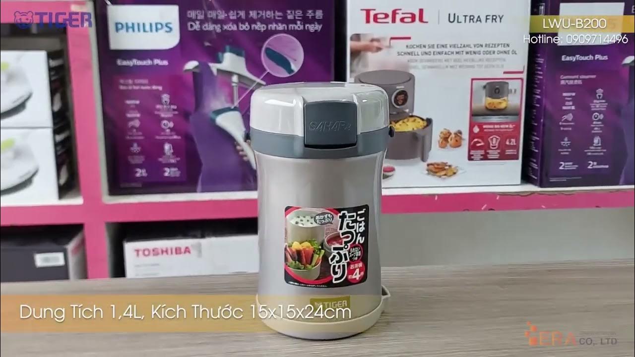 Hộp cơm giữ nhiệt Tiger LWU B200 - YouTube