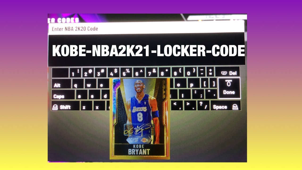 NEW *INSANE* Kobe Bryant NBA 2K21 Locker Code NBA 2K20MYTEAM - YouTube