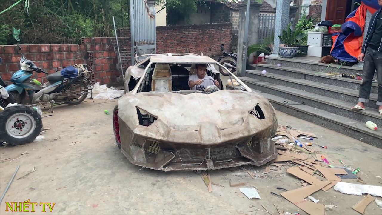 Chế tạo lamborghni SVJ - phủ nhựa | complete the casing system for ...