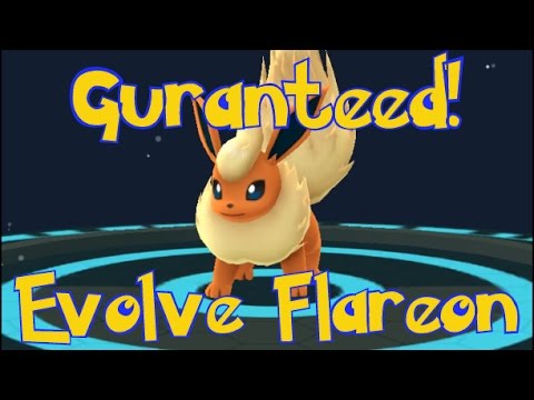 Guaranteed Method to Evolve Flareon in Pokemon GO! Pyro Eevee Naming ...