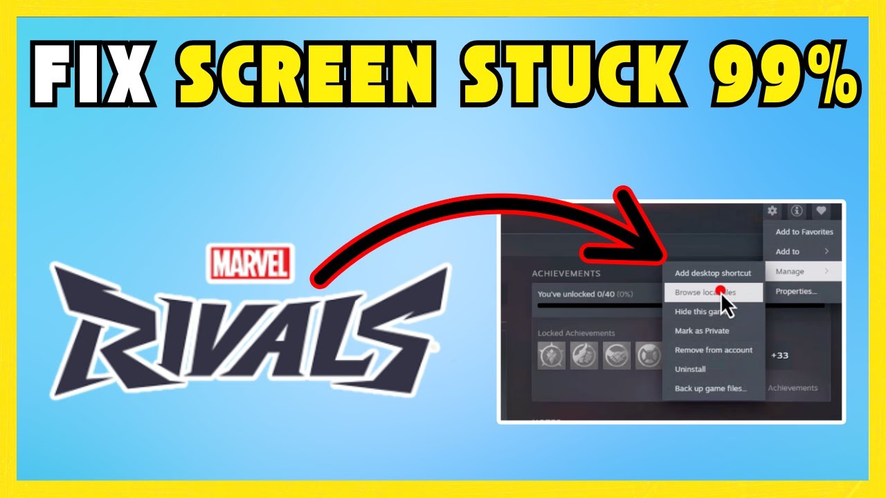 How To Fix Marvel Rivals Loading Screen Stuck At 99% [100% WORKING ...