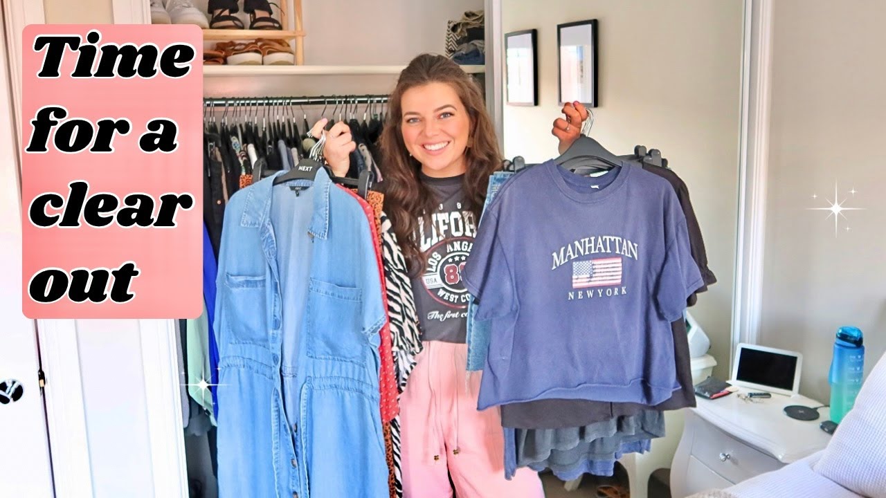 Massive Wardrobe Sort Out + Organising Tips | Organise & Declutter With Me - YouTube