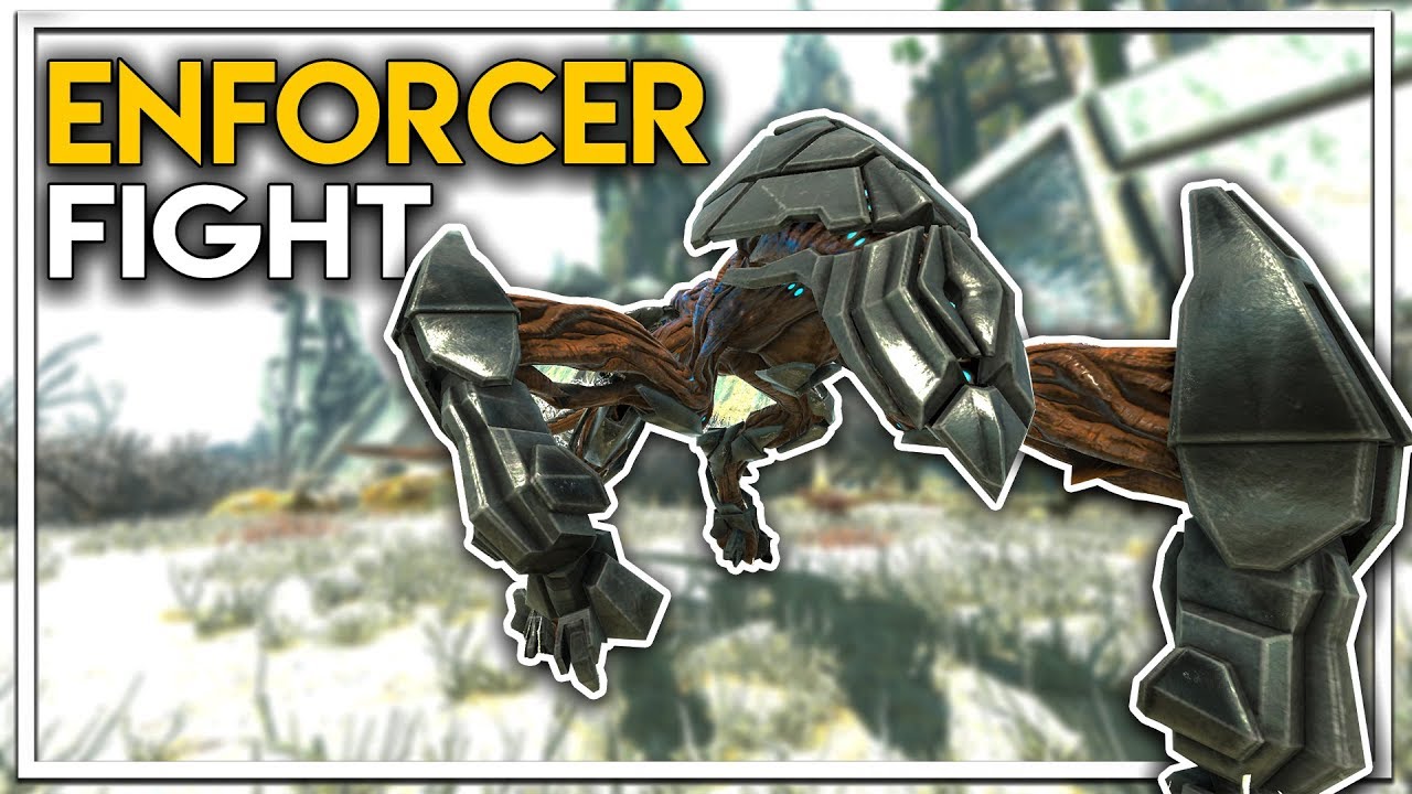 Taking Down an Enforcer & Exploring the *NEW* BIOME! (Ark Extinction ...