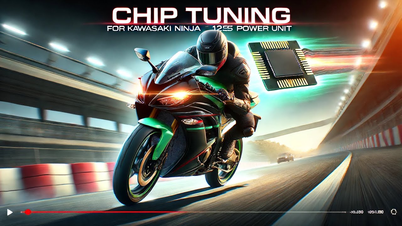 Chip tuning for Kawasaki Ninja 125 my21 power unit - YouTube