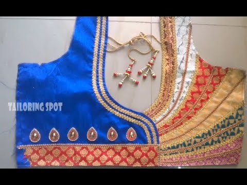 new model blouse cutting and stitching | pattern 16 | tailoring spot ...