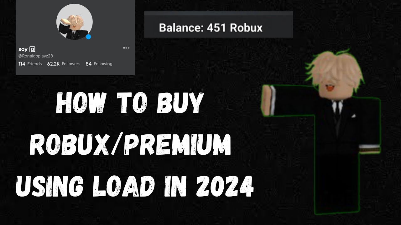 HOW TO BUY ROBUX/PREMIUM USING LOAD ON ROBLOX (2024) - YouTube