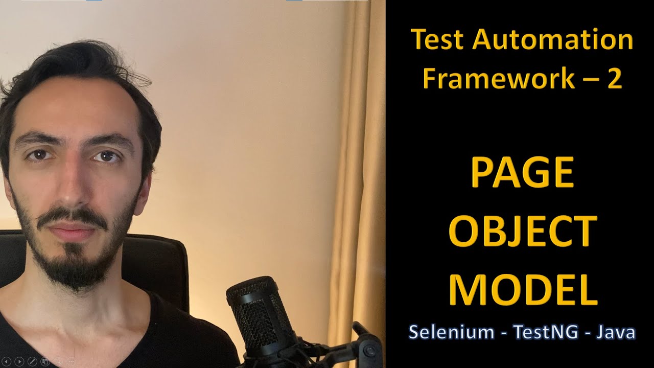 Test Automation Framework - 2 POM: Page Object Model - YouTube