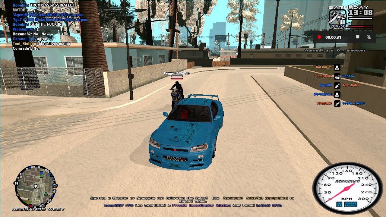 GTA SAMP - Racing is Fun! | CrazyBOBs server | - YouTube