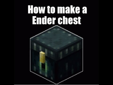 How To Make A Enderchest (Minecraft Tutorial #5) - YouTube