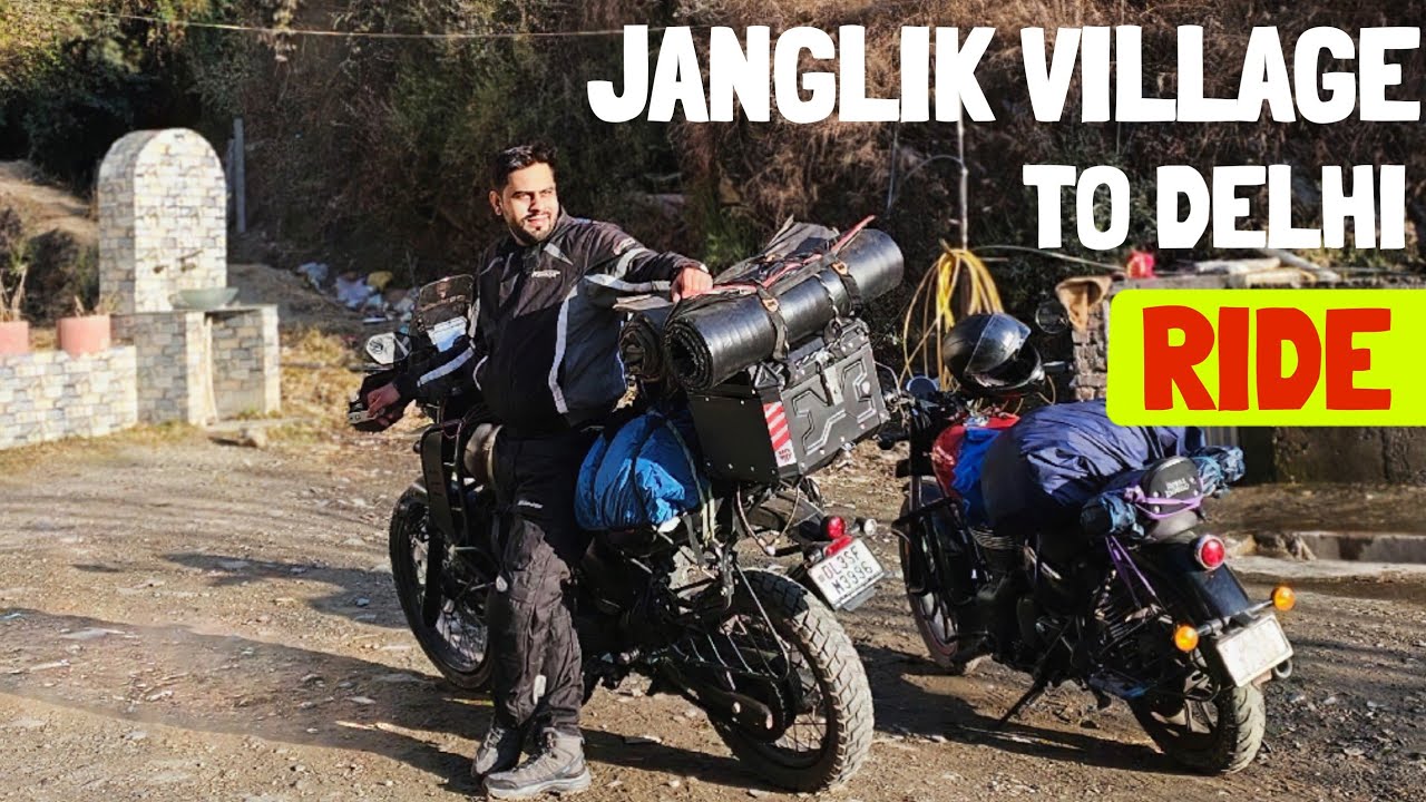 Janglik Village to Delhi: A Bike Journey Through 5 States - YouTube