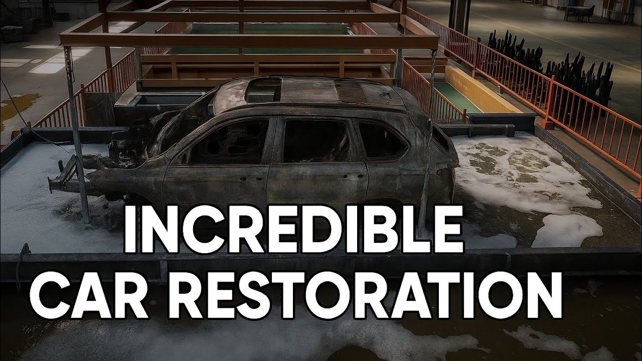 "Unbelievable Burnt Car Restoration | From Total Wreck to Like New ...
