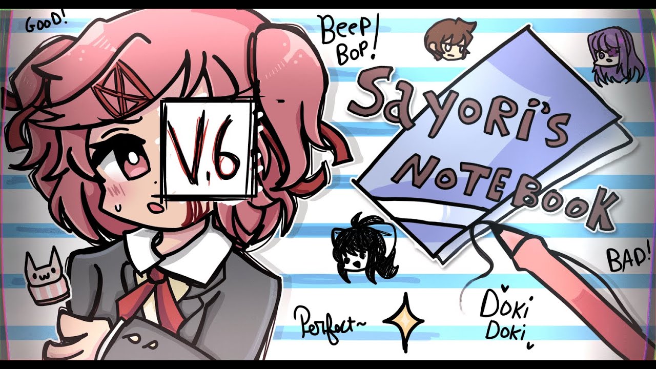 Friday Night Funkin: Sayori's Notebook V6 || FNF DDLC Mod UPDATE - YouTube