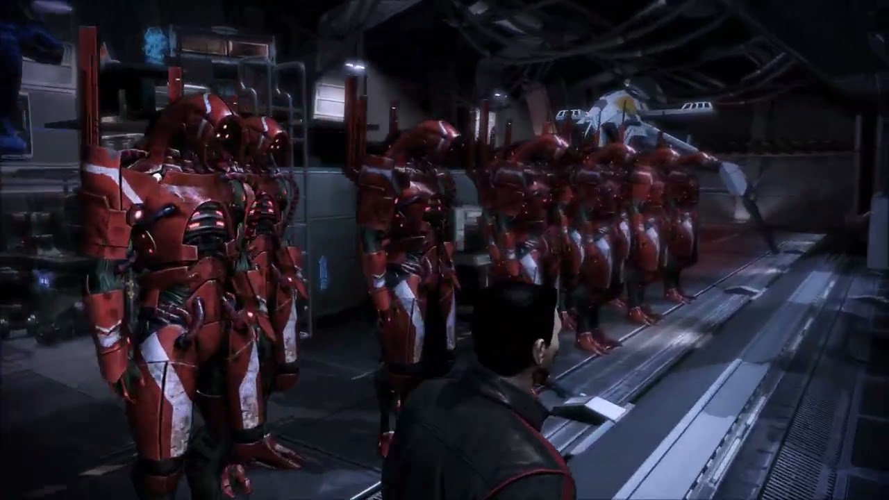 Mass Effect 3: Geth Primes on the Normandy - YouTube