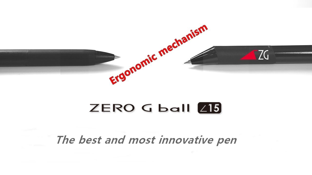Zero G Ball 15degree ball-point pen intro - YouTube