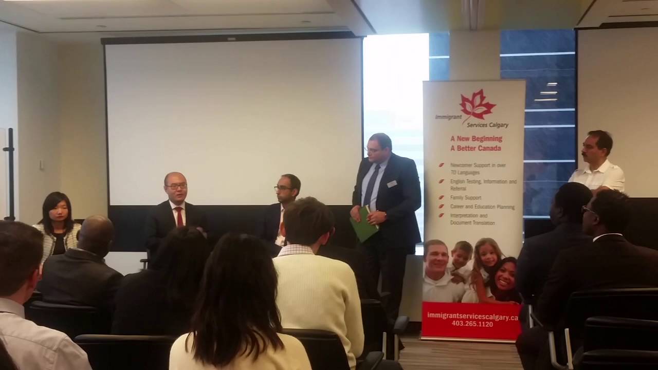 Deloitte Networking Event - Immigrant Services Calgary - YouTube