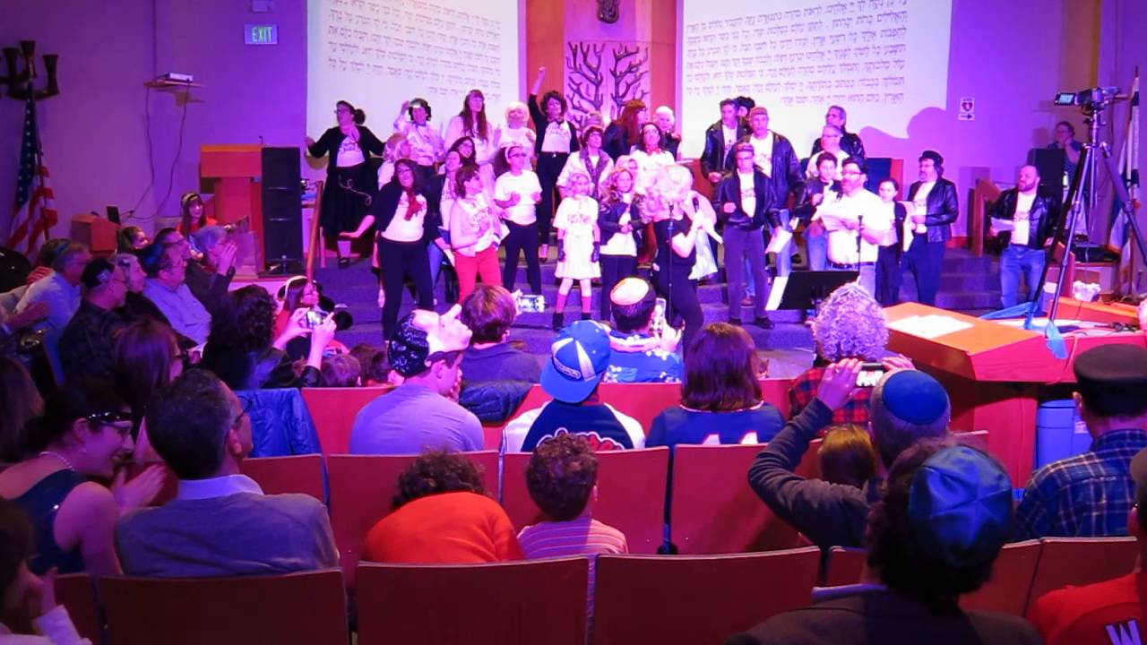 Congregation Beth Shalom Seattle - "Schmaltz" - Purim 2016, pt2 - YouTube