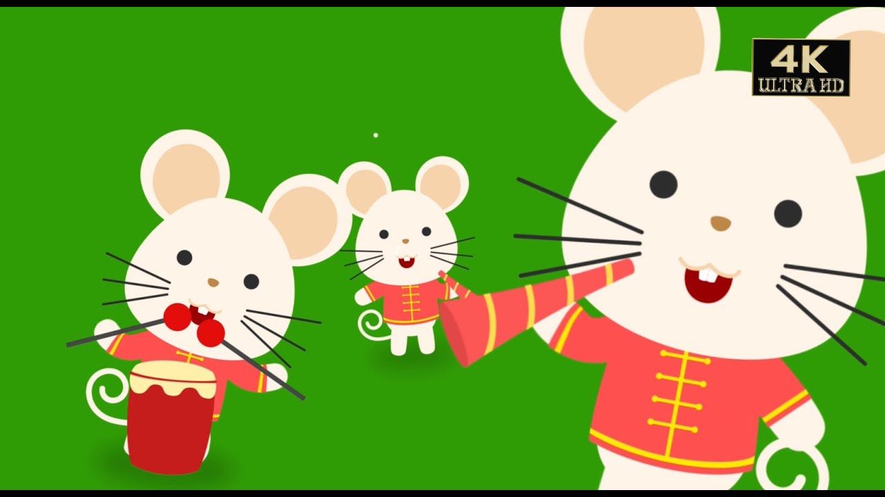 Happy New Year Green Screen Stock Video free - YouTube