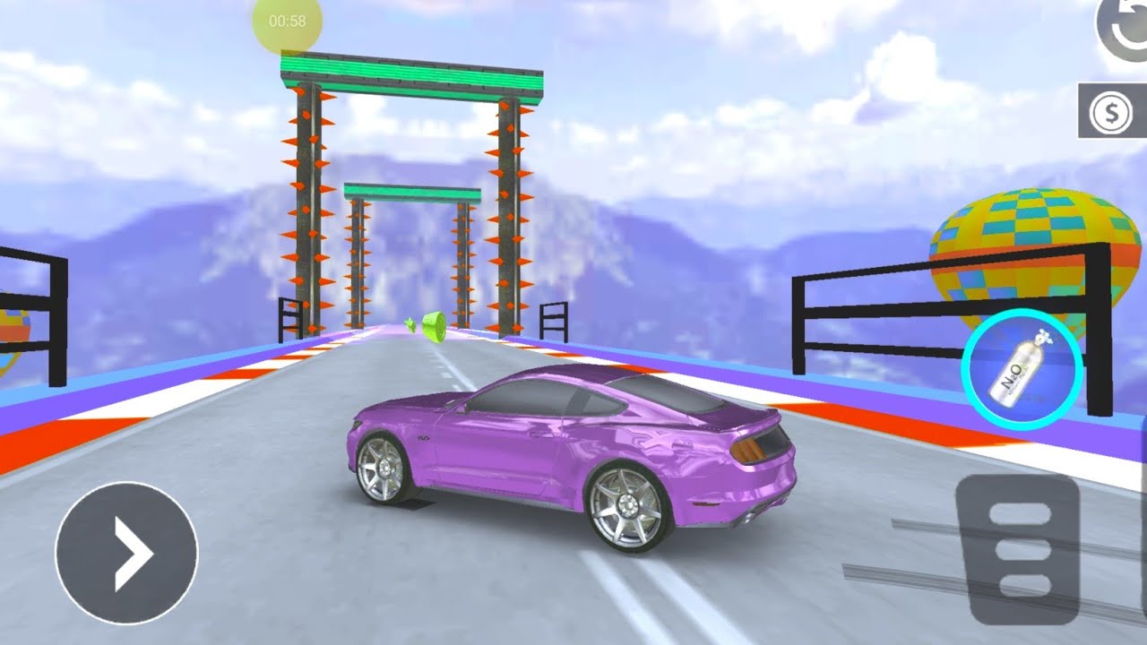 CAREE LVL-15 | Muscle Car Stunt Games Android Gameplay | Muscle Car ...