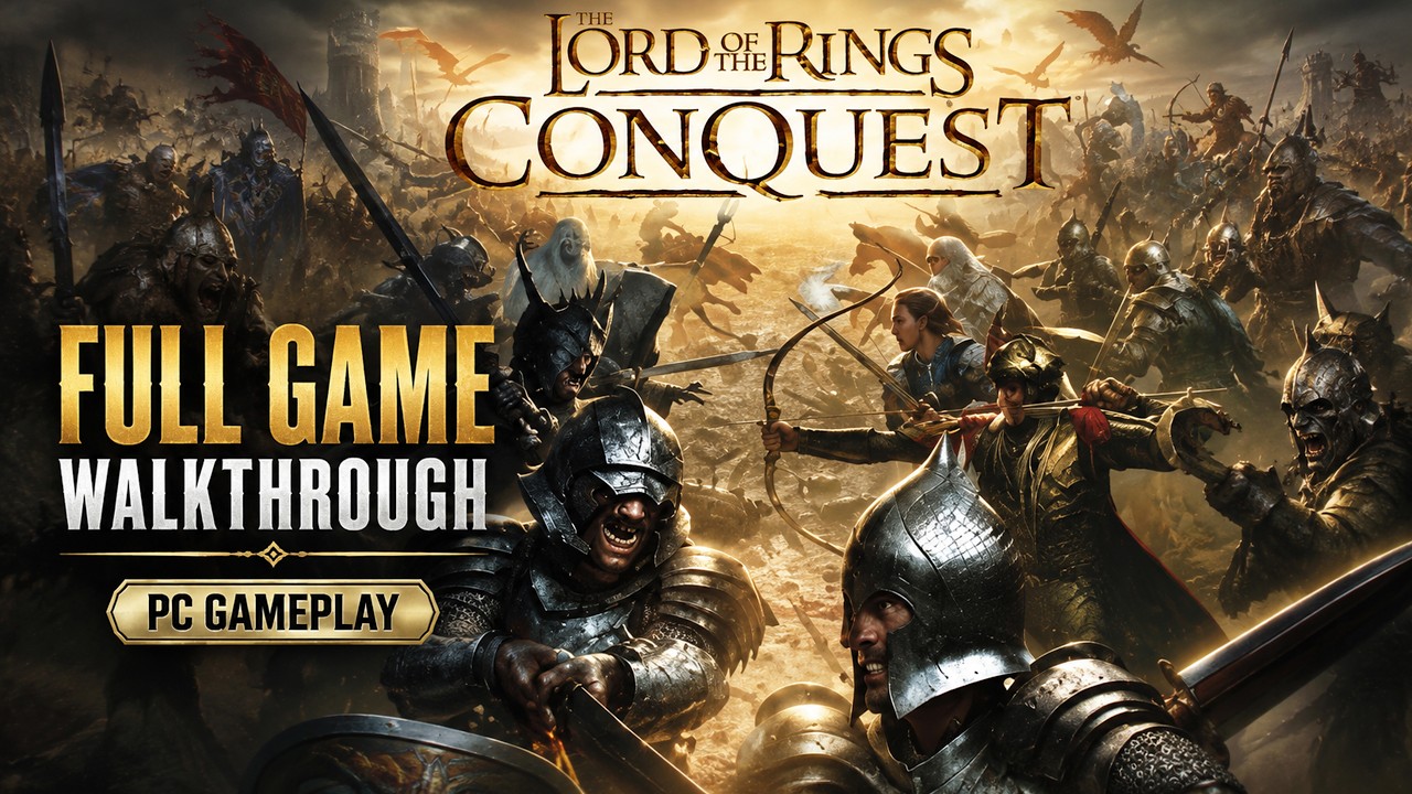 The Lord of the Rings: Conquest Full Game Walkthrough 4k/60FPS - YouTube