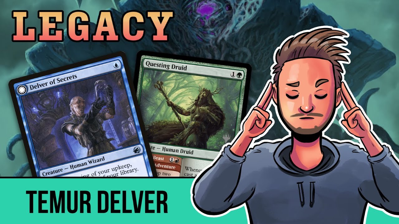 Post Ban Temur Delver! Challenge Top 8 Replay \ Legacy \ MTGO - YouTube