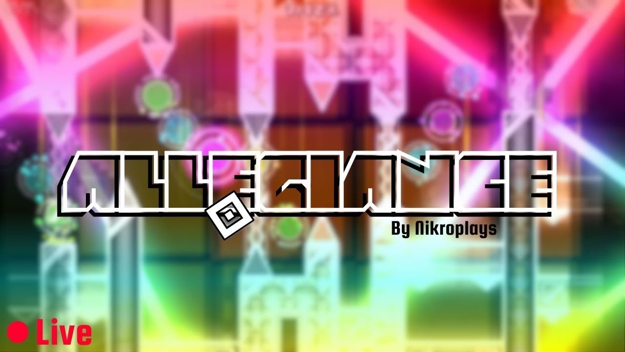 Allegiance 55%, Anathema 10% #geometrydash #gd #live - YouTube
