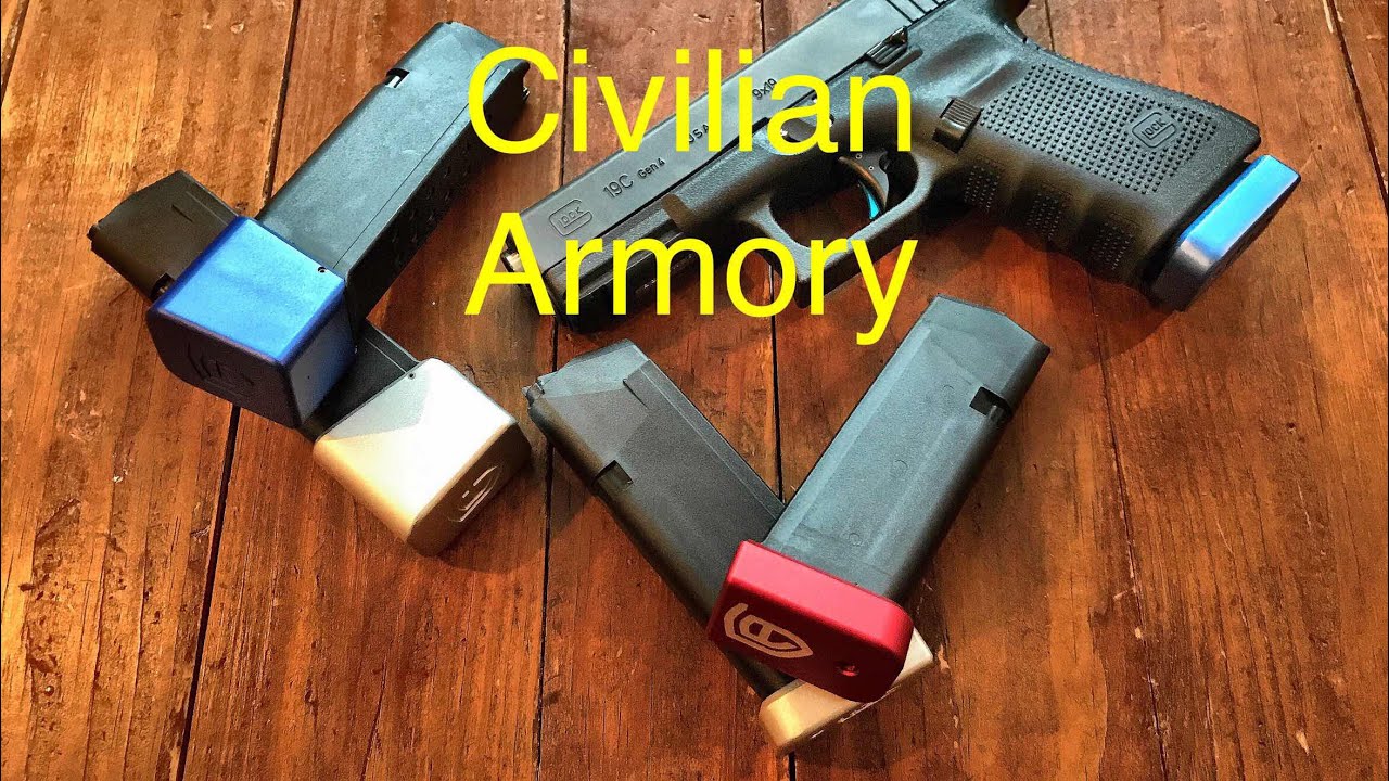 Civilian Armory Glock 19 Base Plates - Rugged and Good Looking Glock ...