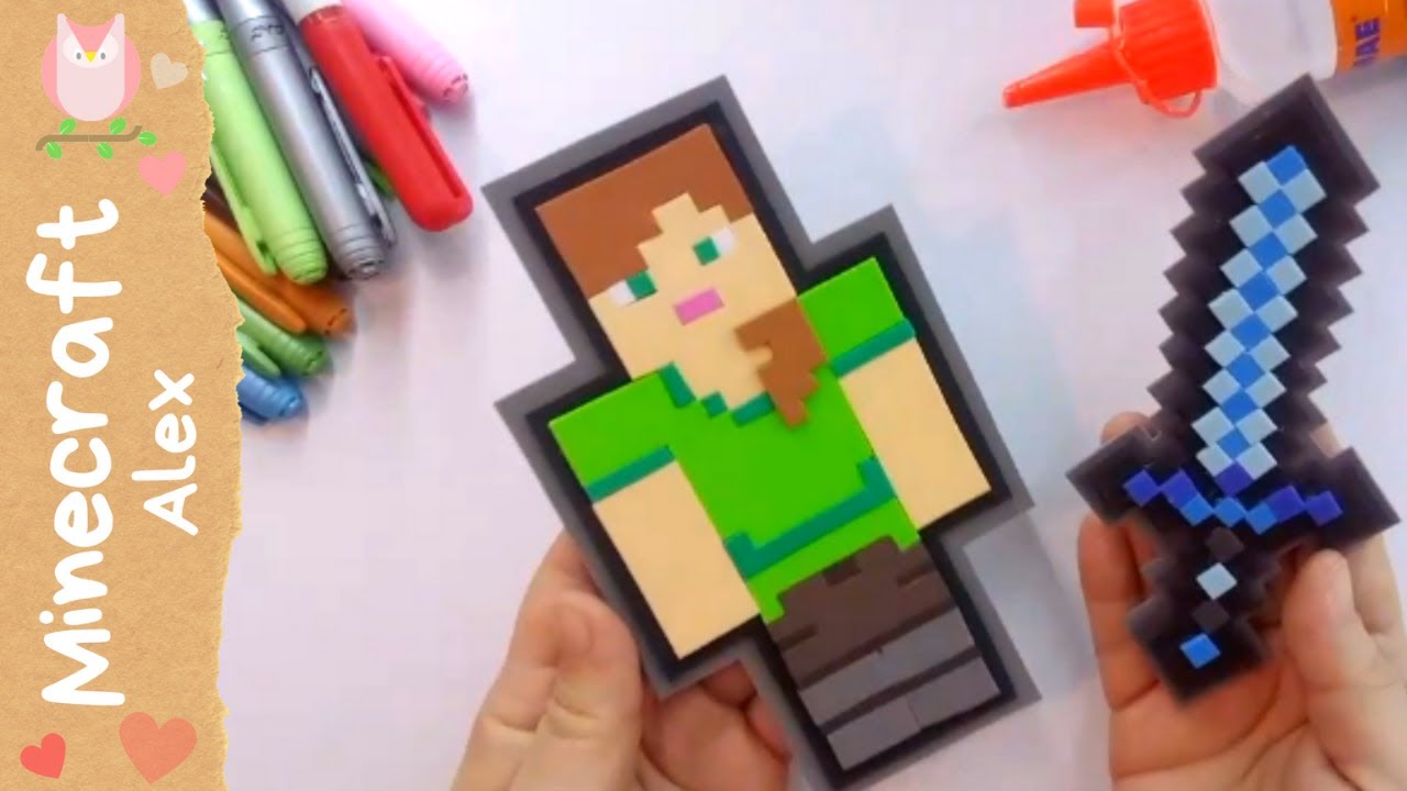 ¿Como hacer una SKIN DE ALEX en Foami o Goma Eva? Manualidades ...