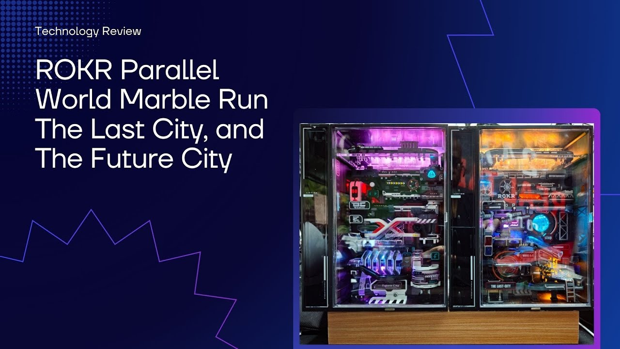 ROKR Parallel World Marble Run The Last City & The Future City - YouTube