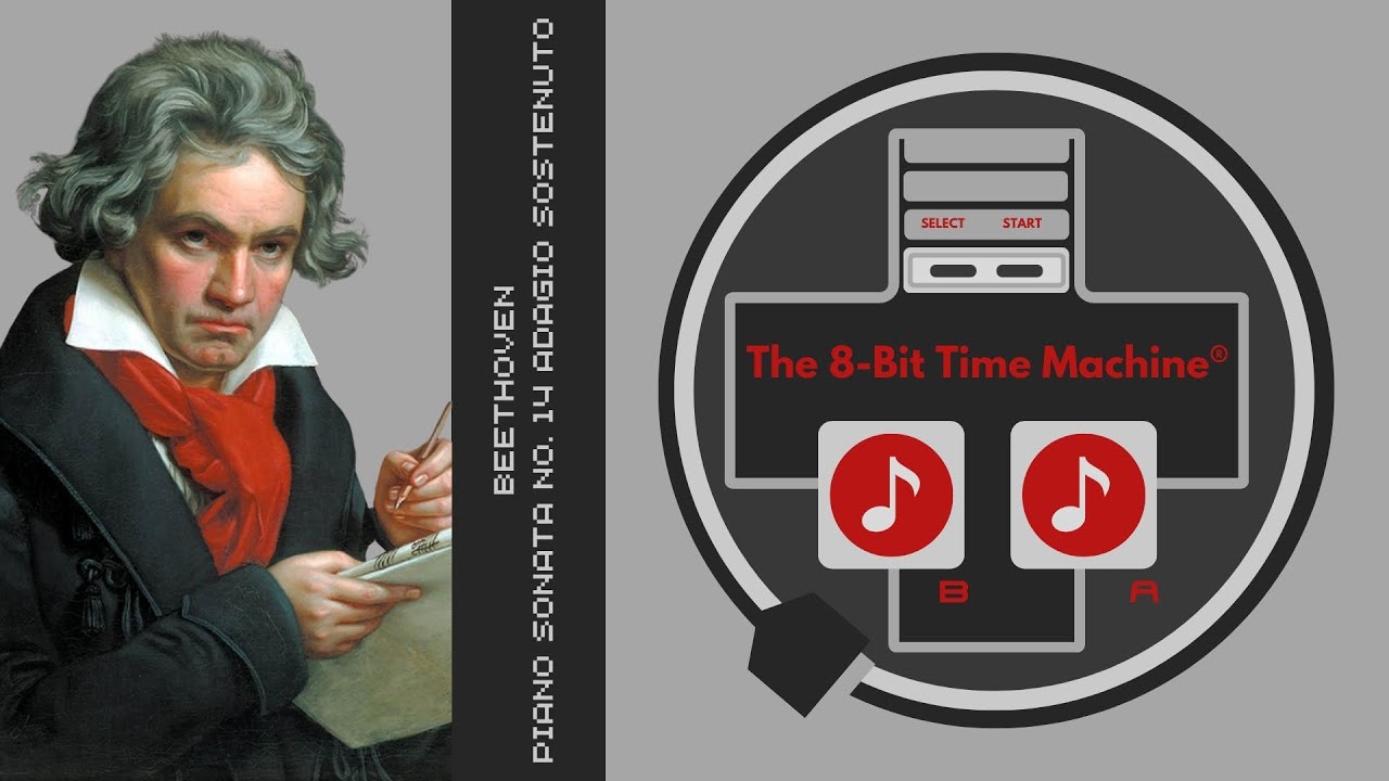 🎮 Beethoven - Moonlight Sonata (8-Bit Remix) | Classical Piano in ...