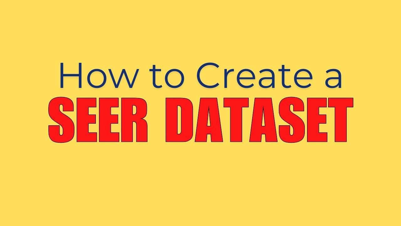 How to Create A Case Listing SEER Data Set - YouTube