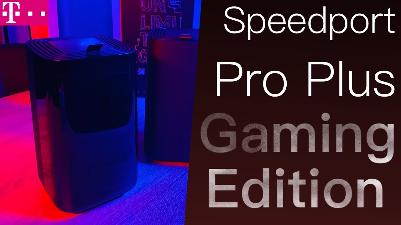 Speedport Pro Plus Gaming Edition im Test - YouTube