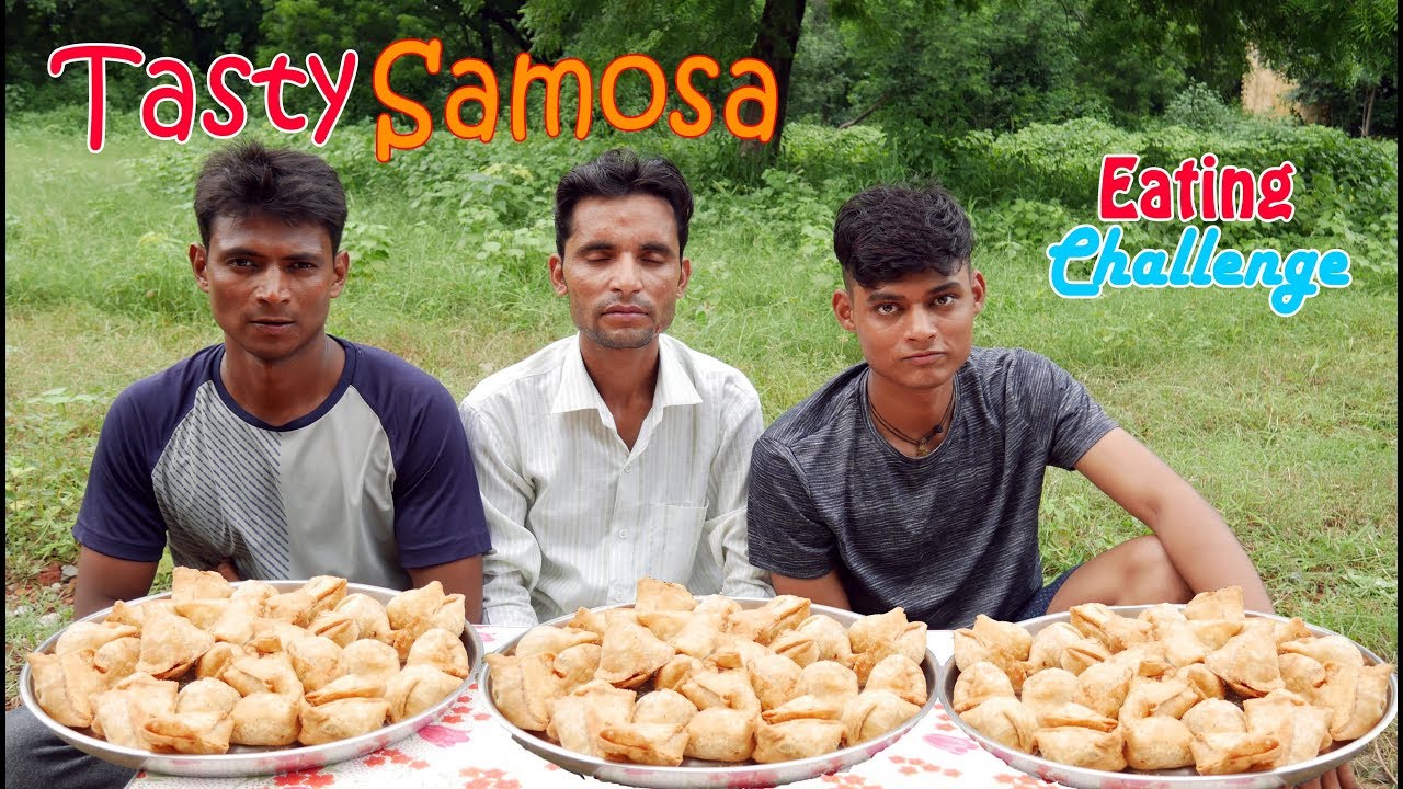 Funniest Ever Samosa Eating challenge | Samosa Eating Competition ...