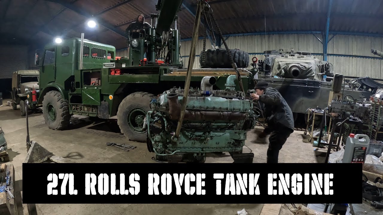 Fitting a 27L V12 Rolls Royce Meteor Tank Engine Into Our Centurion ...
