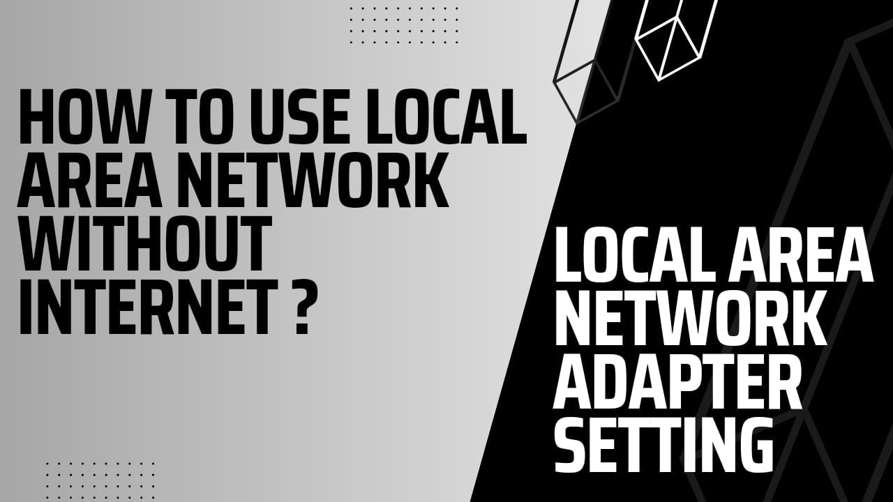 Network Adapter Setting - Enable LAN Access and Disable Internet. - YouTube