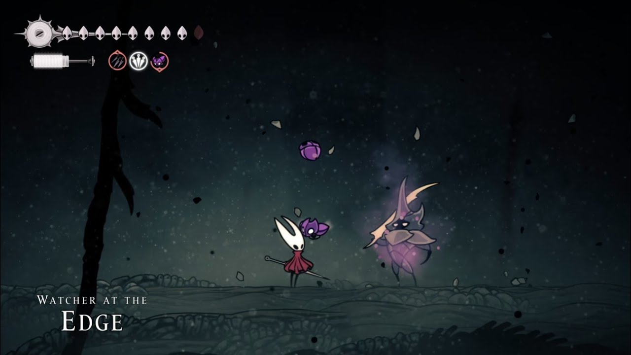 Hollow Knight: Silksong - Watcher at the Edge Secret Boss Fight - YouTube