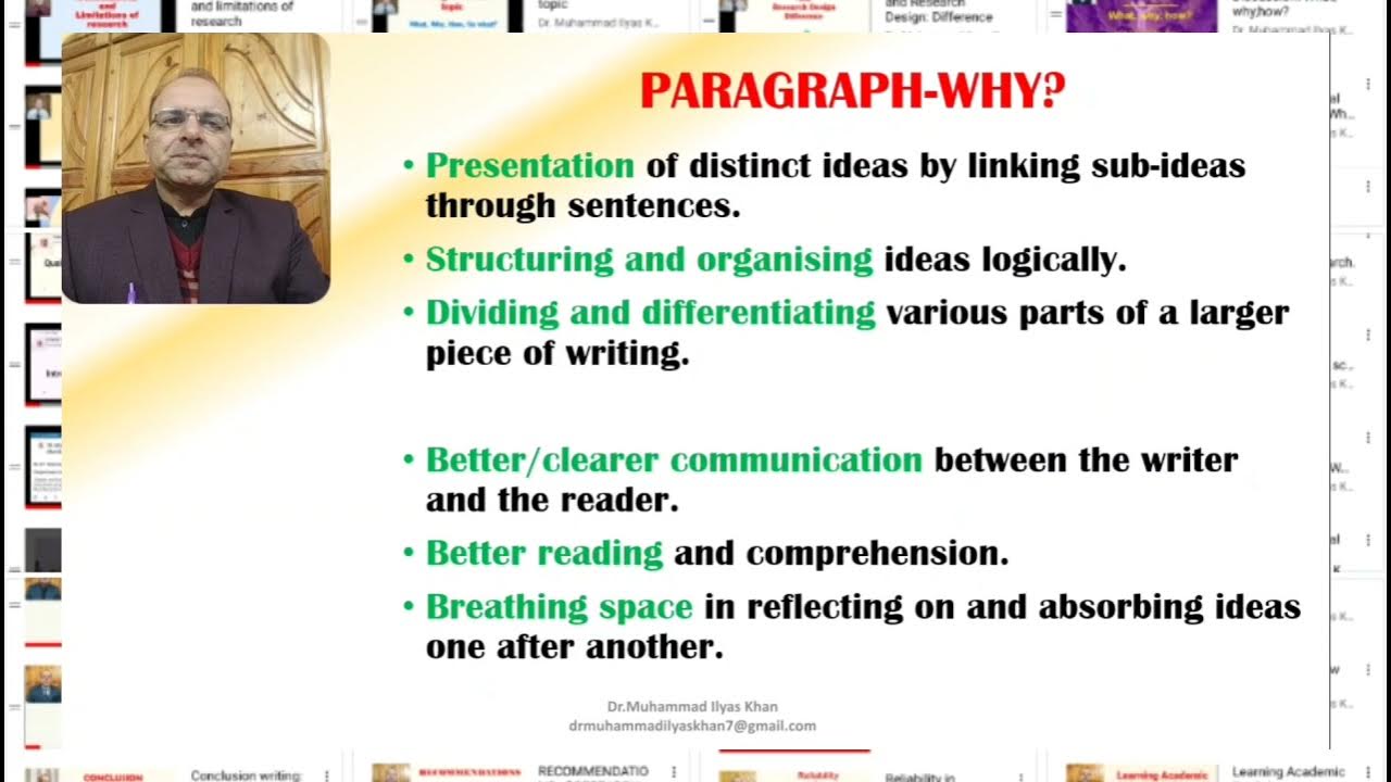 Paragraph Writing: What, Why, How? - YouTube