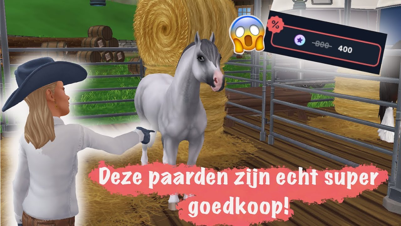 Deze PONY'S zijn echt SUPER GOEDKOOP! || Star Stable Update #29 || Lisa ...