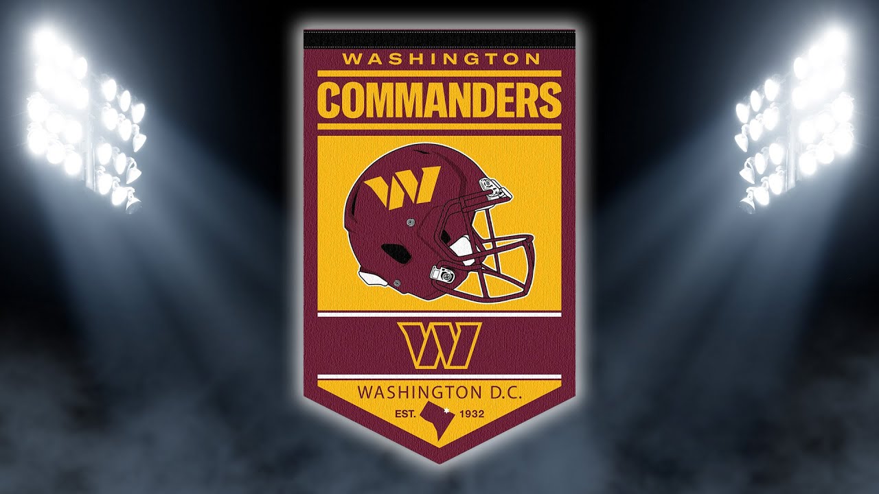 Washington Commanders Heritage History Banner Pennant - YouTube