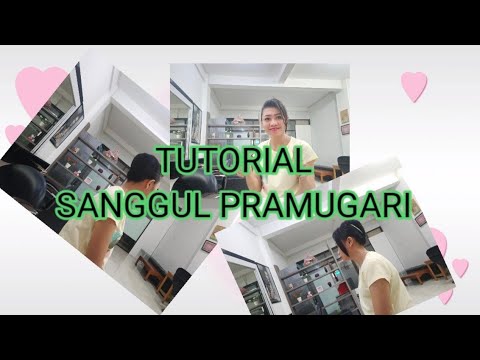 tutorial sanggul pramugari - YouTube