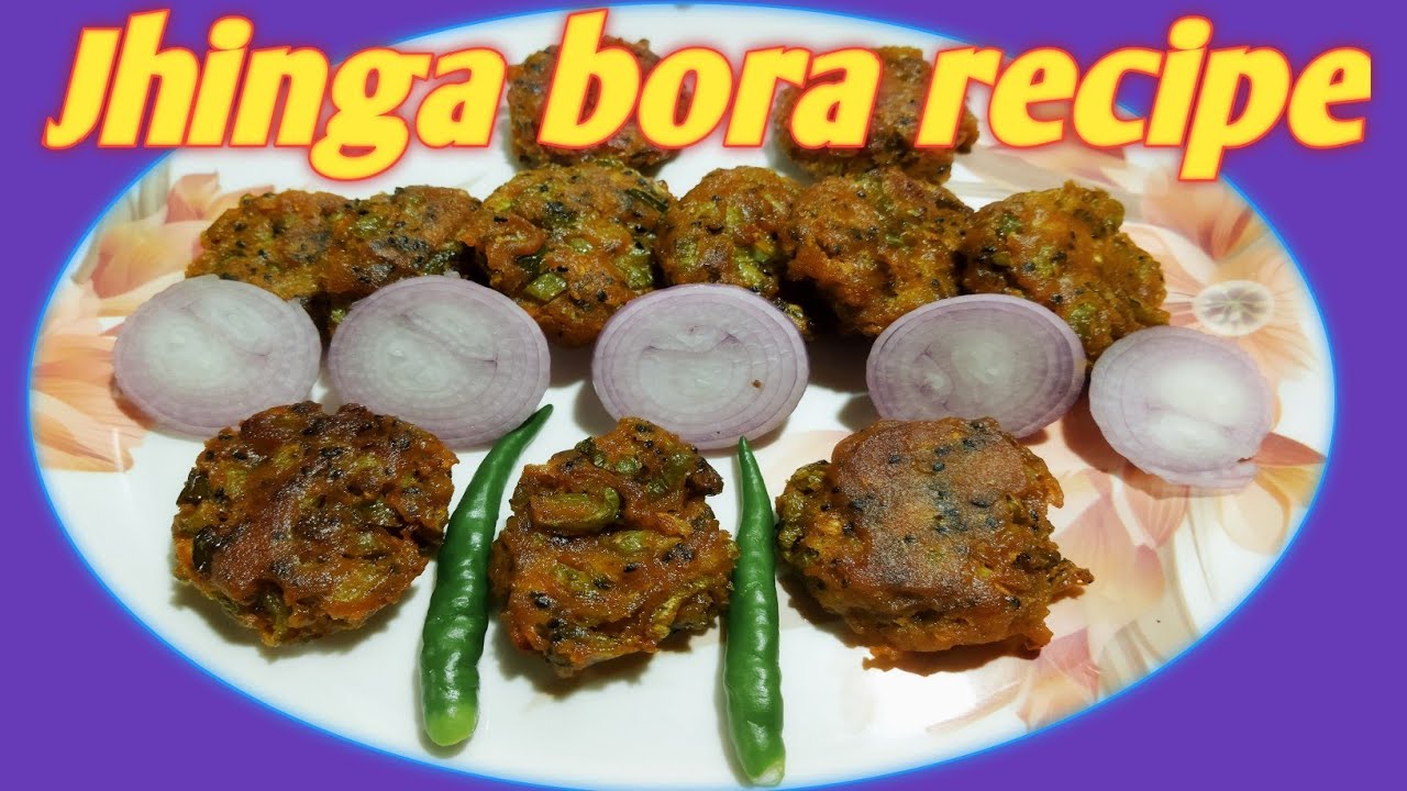 How to make Jhinga bora recipe..ll pure Veg Jhinga recipe..ll Bengali ...