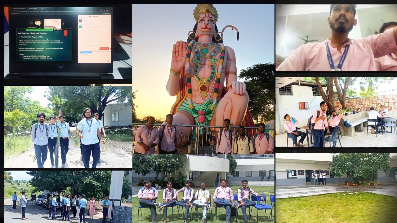 Gng College Only for Lunch and Internship🤣 & Planting trees. 😜 # ...