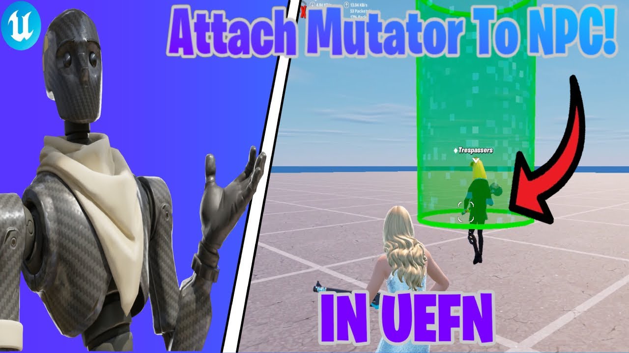 How to attach a Mutator zone to an NPC - UEFN Tutorial - YouTube