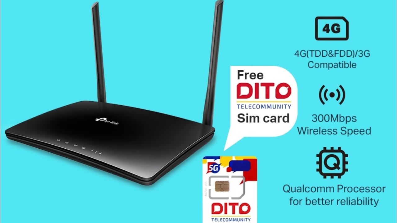 TP LINK 300 Mbps Wi-fi 4G LTE ROUTER (Free ditto Sim) 3,699 pesos only ...