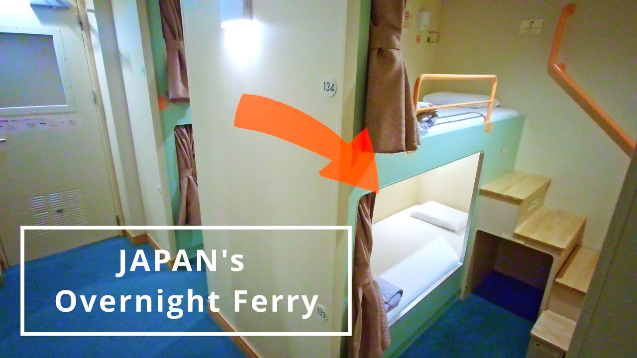 [Japan's Overnight Ferry] Capsule Hotel Room｜Hankyu Ferry Hibiki - YouTube