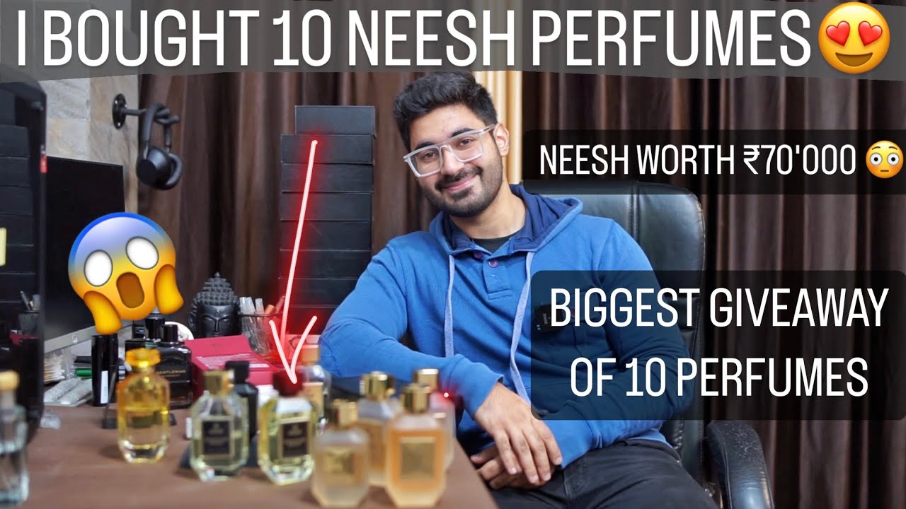 BIGGEST GIVEAWAY 💰🤑😻 70'000 WORTH OF PERFUMES 😘 BOUGHT ALL THE NEESH ...